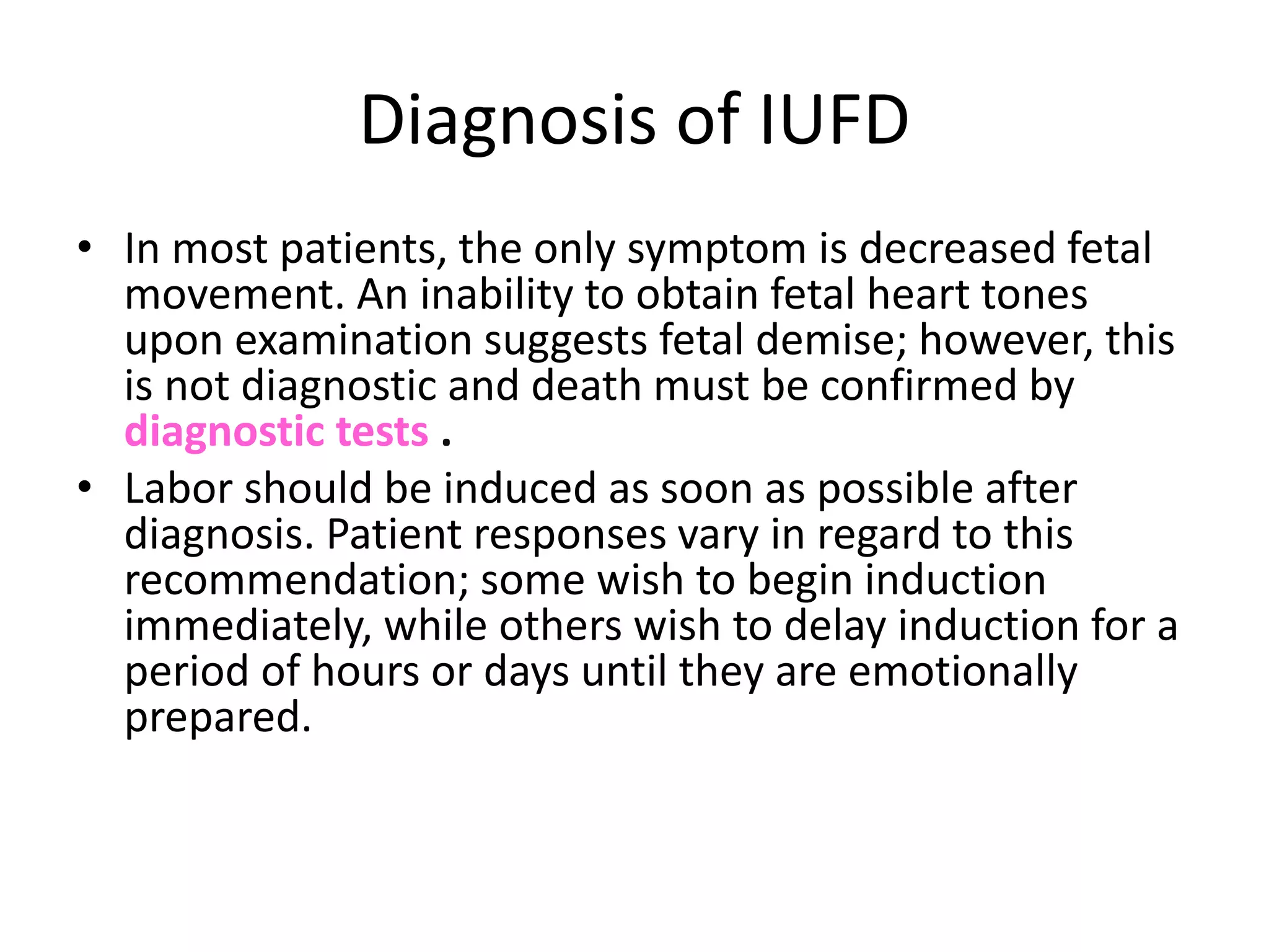 Intrauterine Fetal Death (IUFD),(Kurdistan) | PPTX