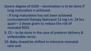 Iugr | PPTX | Pregnancy | Reproductive Health