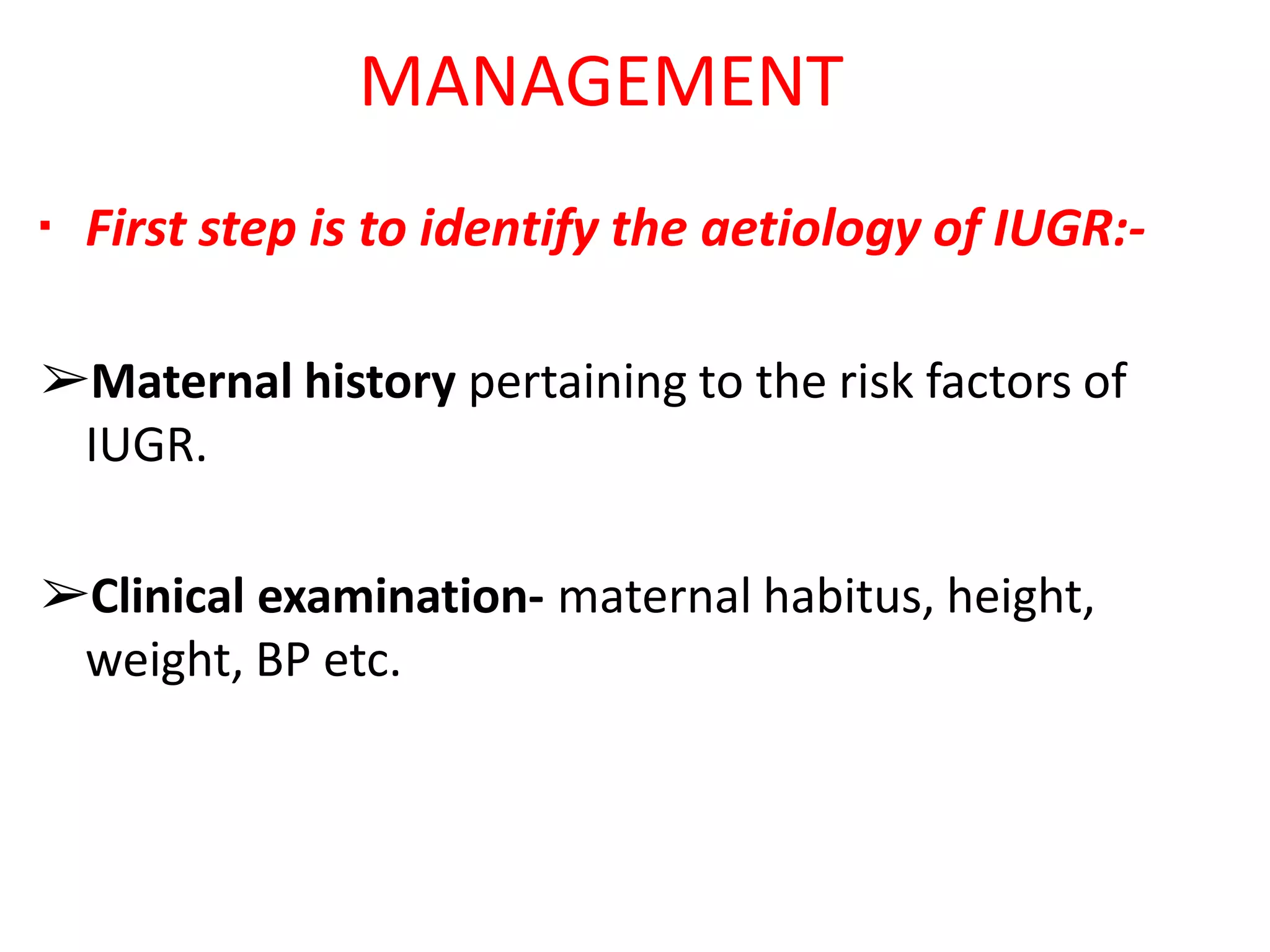 IUGR.pptx | Pregnancy | Reproductive Health