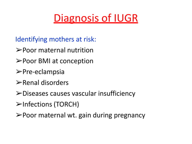 IUGR.pptx | Pregnancy | Reproductive Health