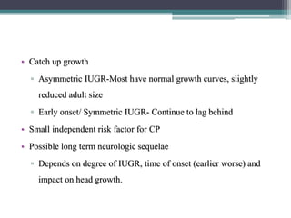 IUGR- INtra uterine growth retardation - iugr | PPTX