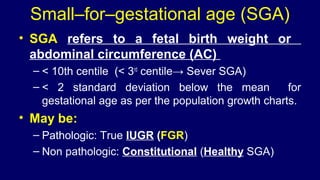 Intrauterine Growth Restriction | PPT | Pregnancy | Reproductive Health