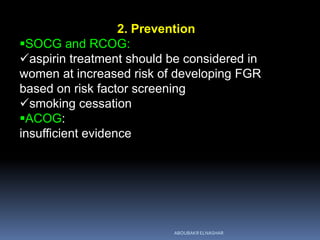 CONTROVERSIES IN MANAGEMENT OF IUGR | PPT