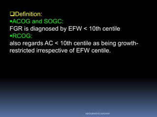 CONTROVERSIES IN MANAGEMENT OF IUGR | PPT