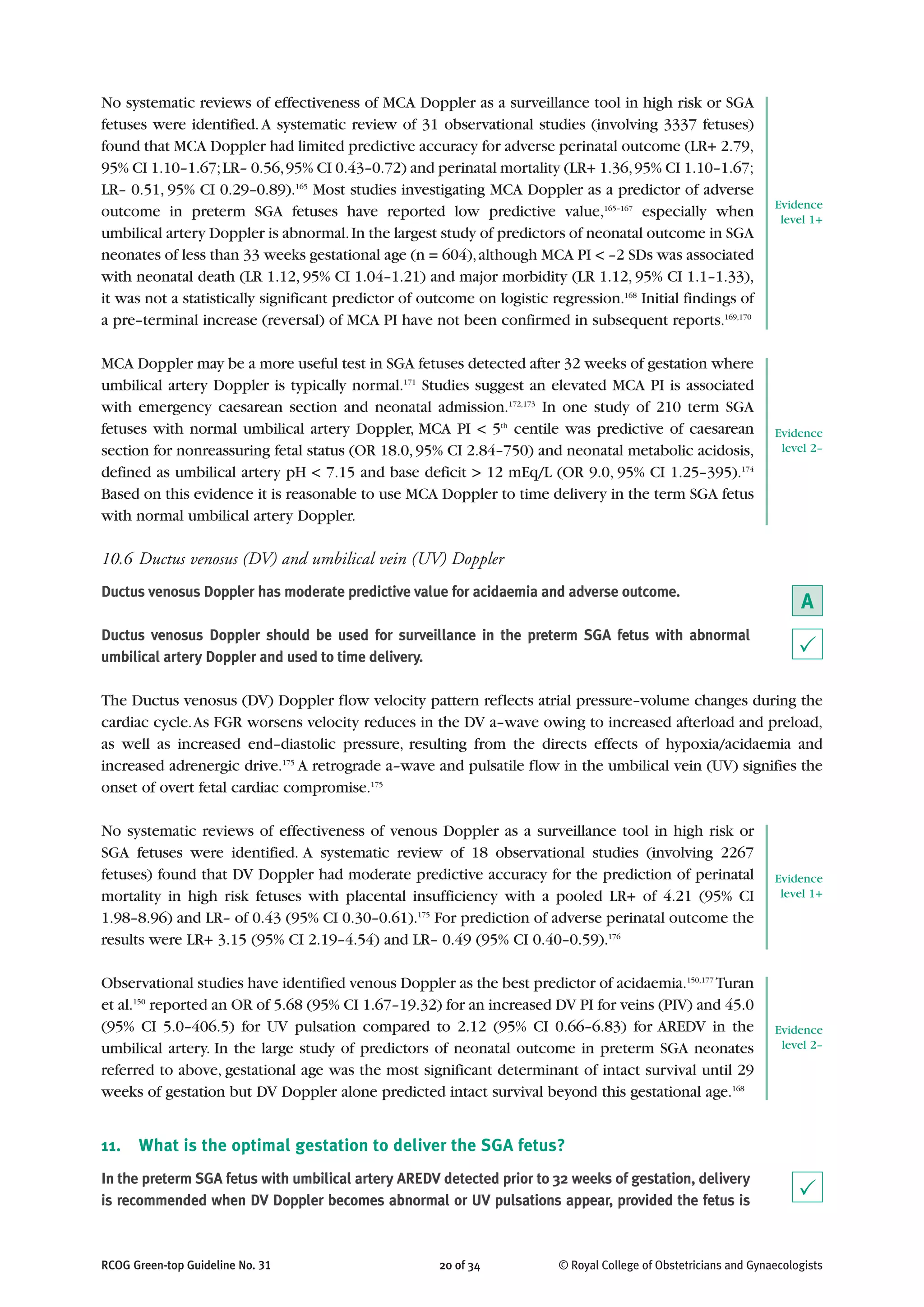 Iugr rcog guidelines | PDF