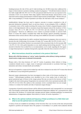 Iugr rcog guidelines | PDF