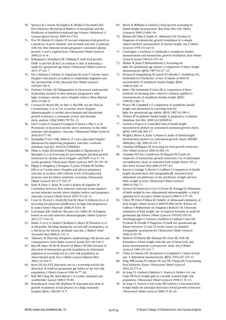 Iugr rcog guidelines | PDF