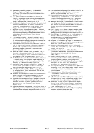 Iugr rcog guidelines | PDF