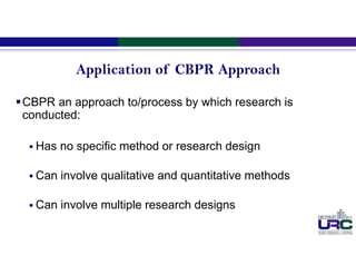 CBPR and Detroit URC, IUHPE, New Zealand, 2019 | PPT