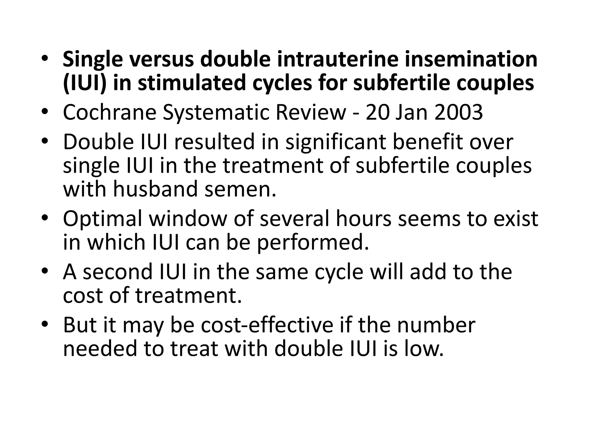 Iui - newer concepts | PPTX
