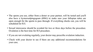 IUI-Procedure-and-Infertili.9790465.pptx | Infertility | Reproductive ...