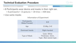 Masktrap: Designing and Identifying Gestures to Transform Mask Strap into an Input Interface | PPT