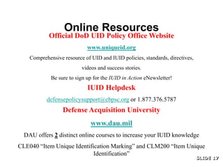 IUID Policy | PDF