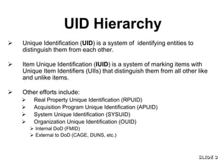 IUID Policy | PDF
