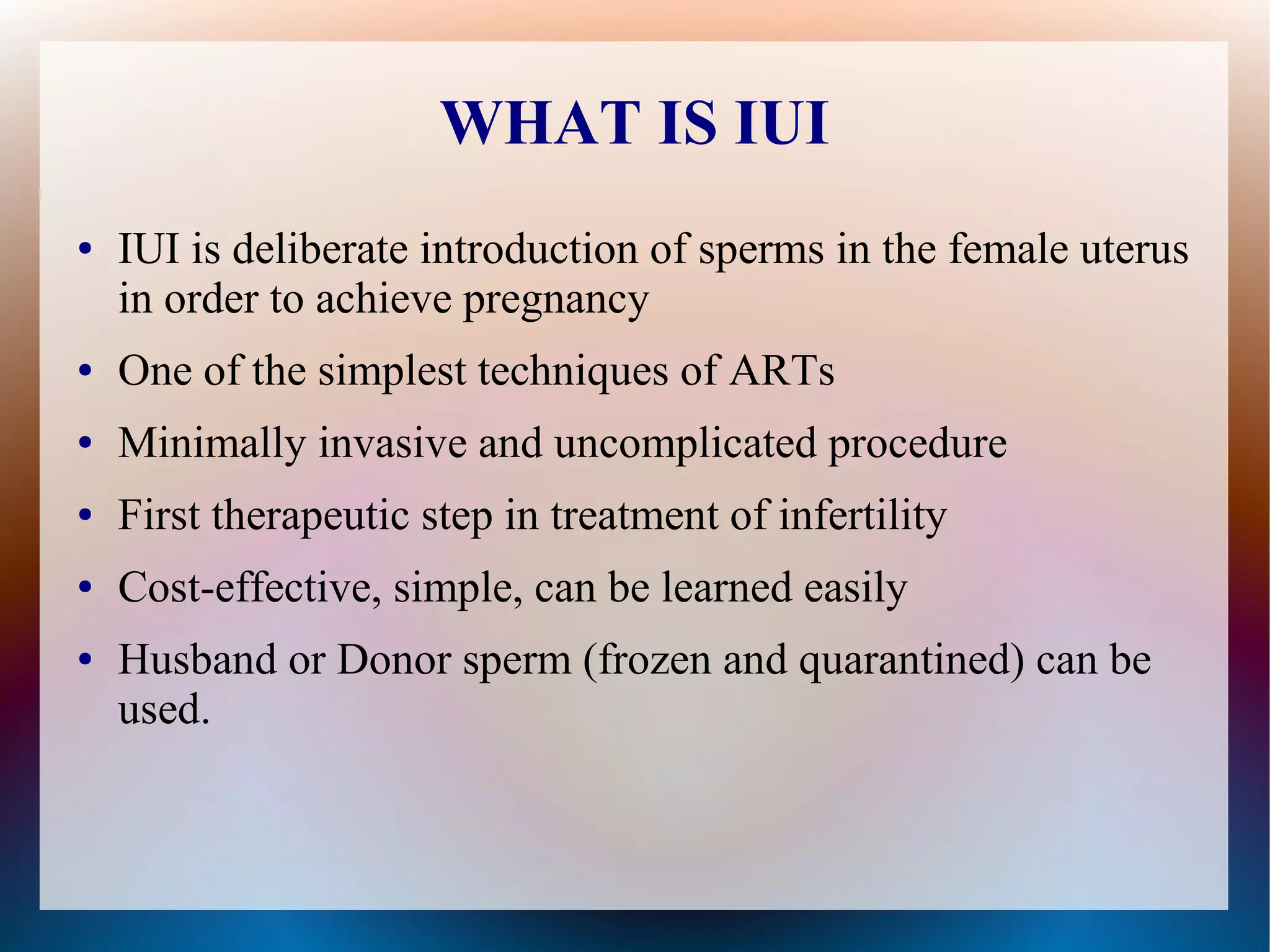 Intra Uterine Insemination | ODP
