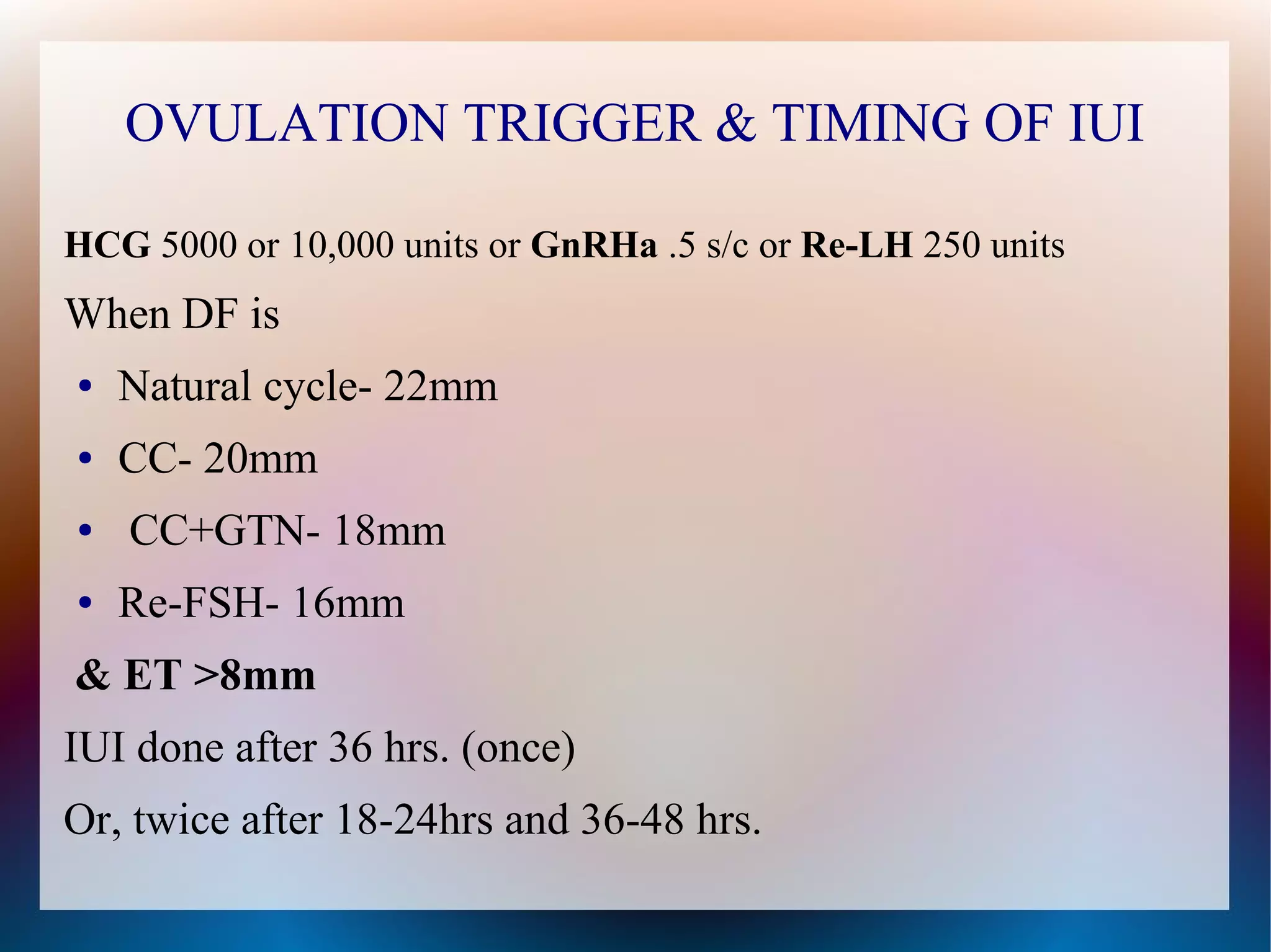 Intra Uterine Insemination | ODP