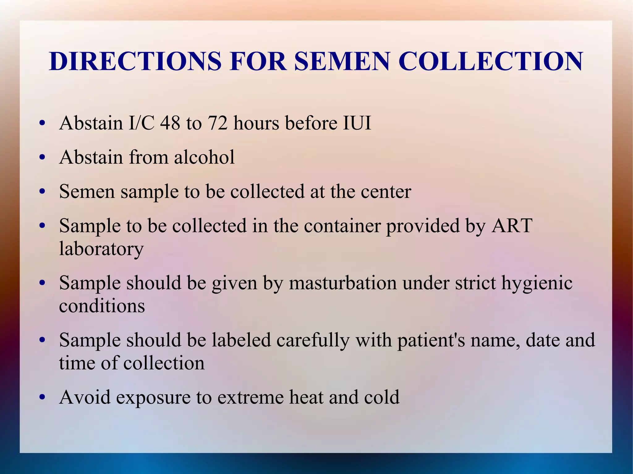 Intra Uterine Insemination | ODP