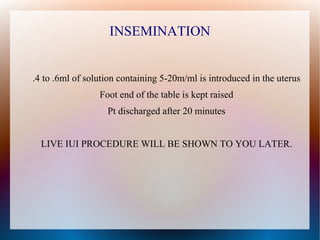 Intra Uterine Insemination | ODP