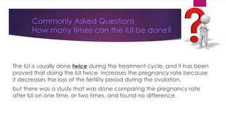 Intrauterine Insemintion IUI powerpoint presentation | PPTX