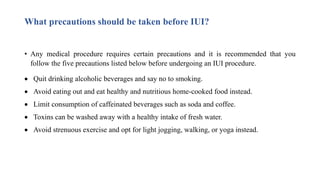 IUI Procedure & Infertility Process: A Step-by-Step Guide | PPTX