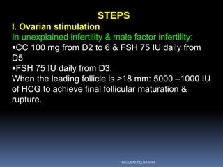 INTRAUTERINE INSEMINATION Protocol | PDF