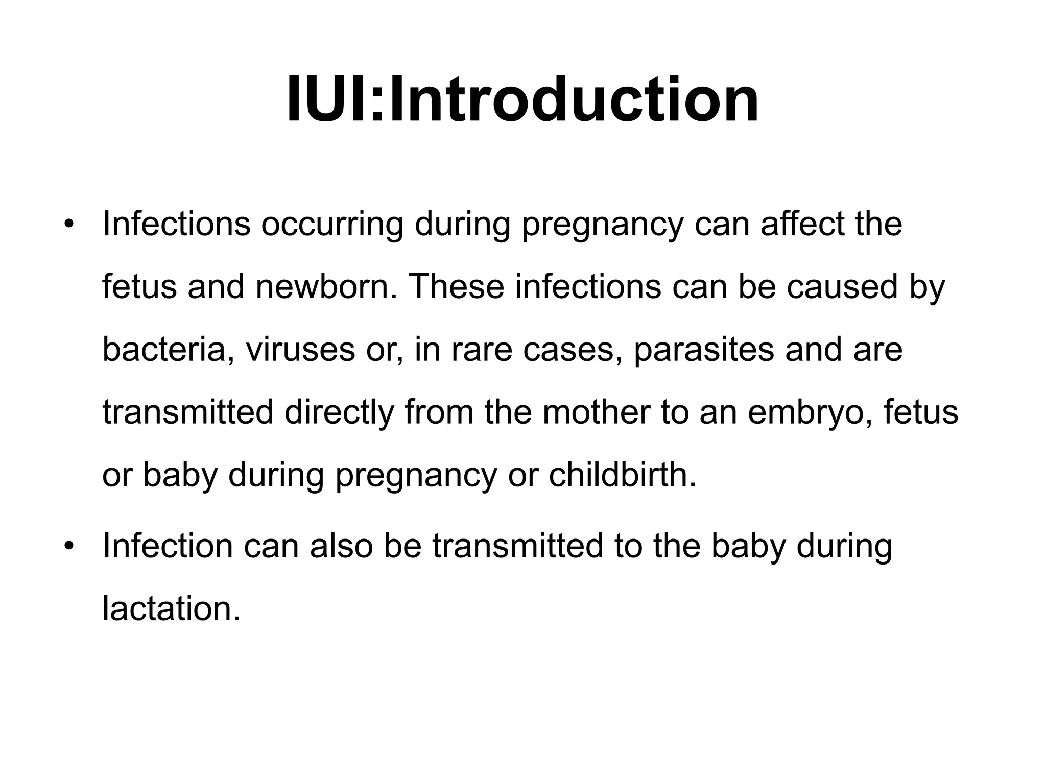 Intrauterine Infections- Dr RAVINDRA G O | PPTX