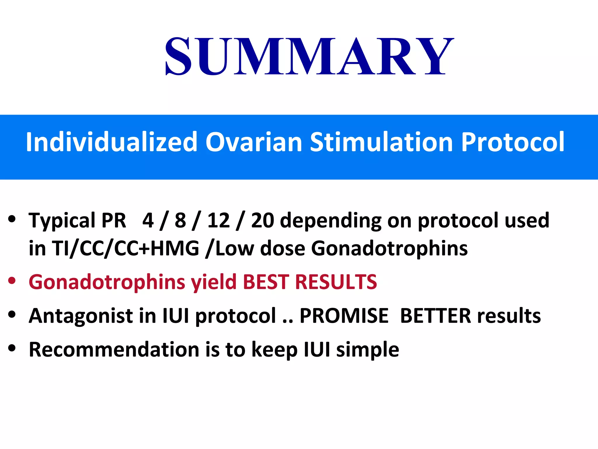 Intrauterine Insemination UPDATE 2018 | PPT