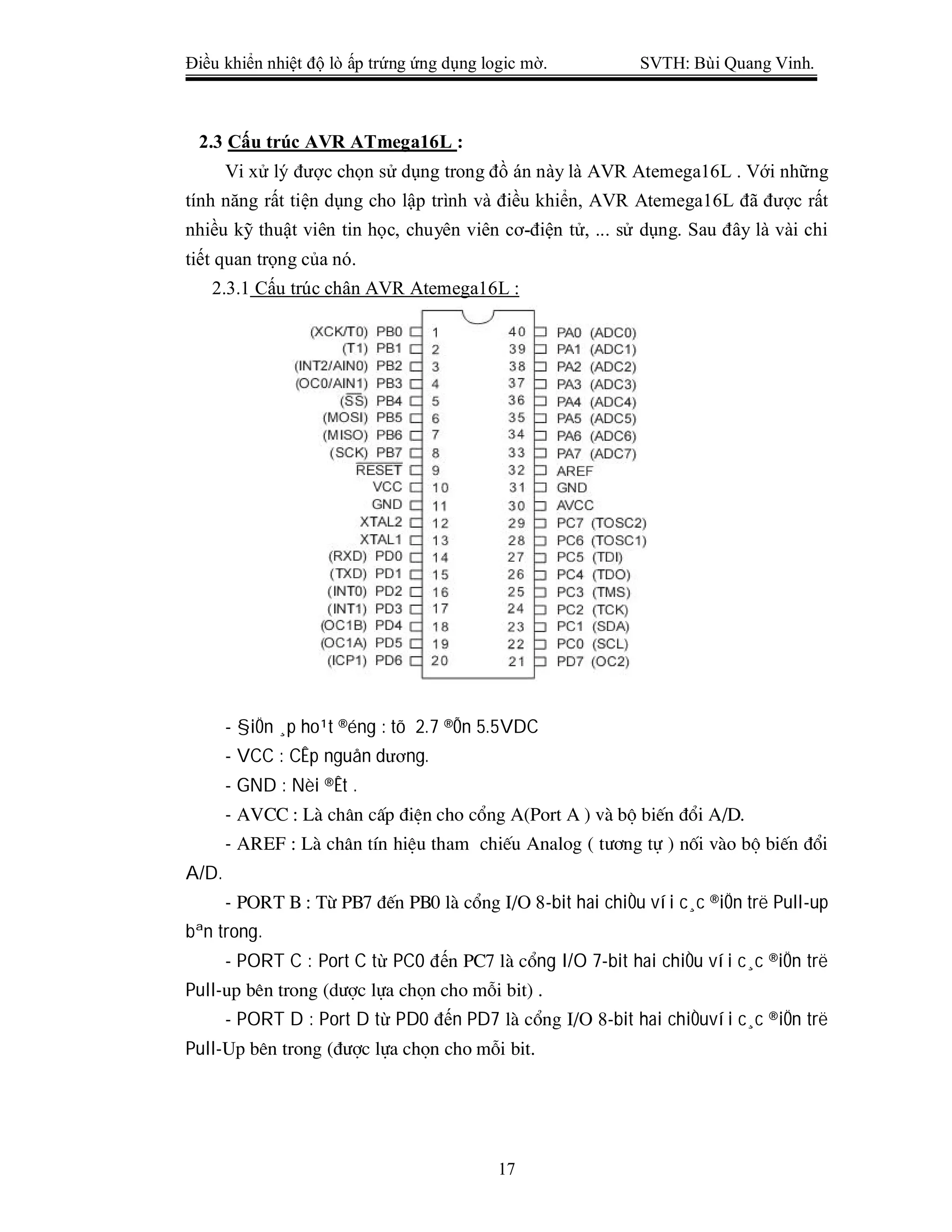 Điều khiển nhiệt độ trong lò ấp trứng ứng dụng logic mờ, Bùi Quang Vinh.pdf