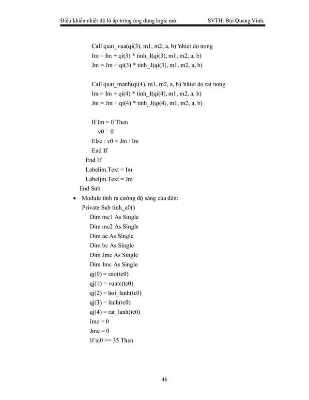 Điều khiển nhiệt độ trong lò ấp trứng ứng dụng logic mờ, Bùi Quang Vinh.pdf