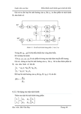 Điều khiển tách kênh quá trình đa biến | PDF