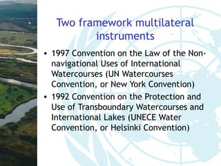 International Conventions on Water | PPT