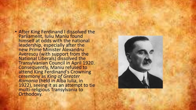 Iuliu maniu | PPT