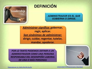 I unidad Aspectos básicos de la administración | PDF