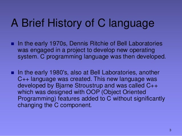introduction of c langauge(I unit)