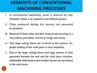 Unconventional Machining Processes | PPT