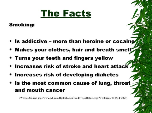 Smoking Powerpoint Presentation | PPT | Illegal Drugs, Tobacco ...