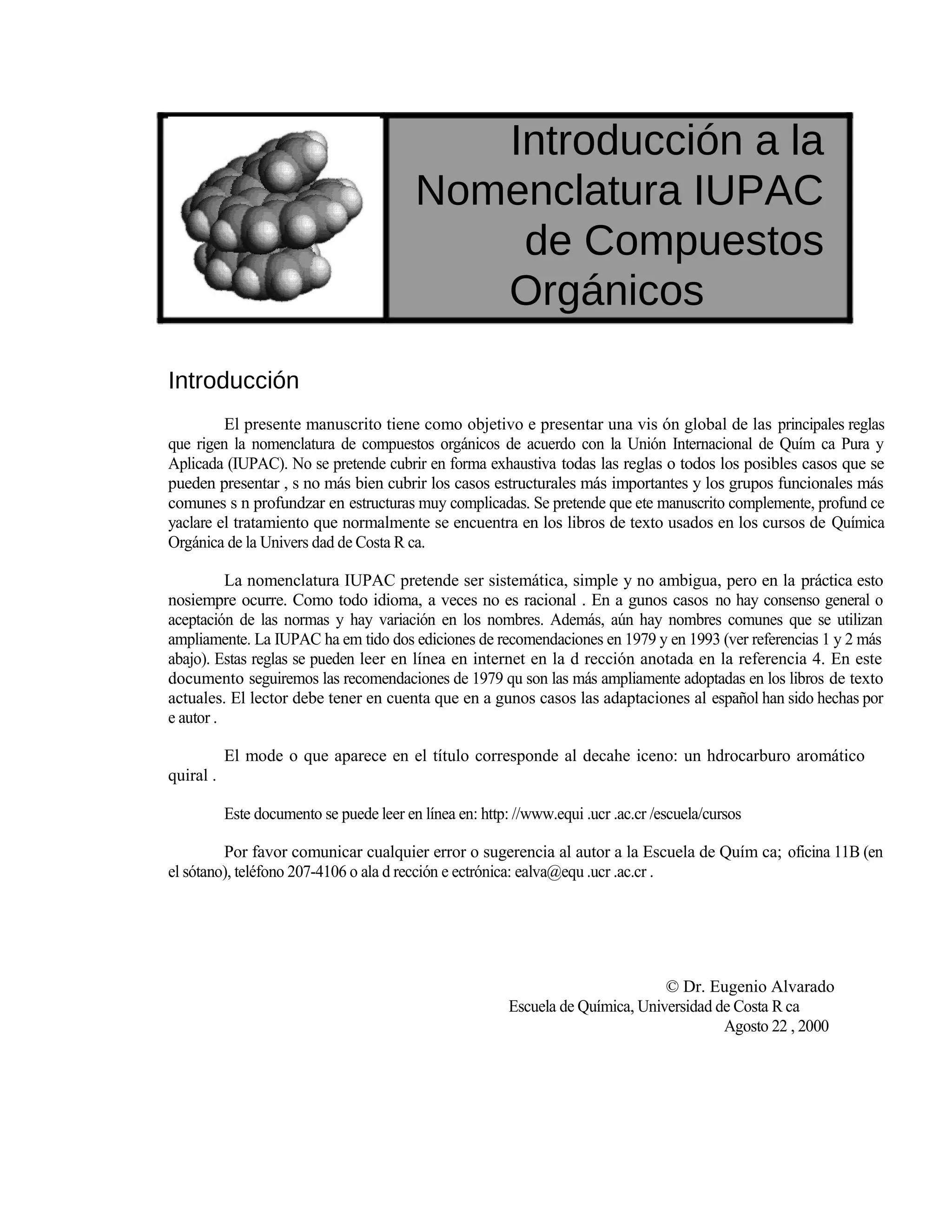 Nomenclatura IUPAC | DOC