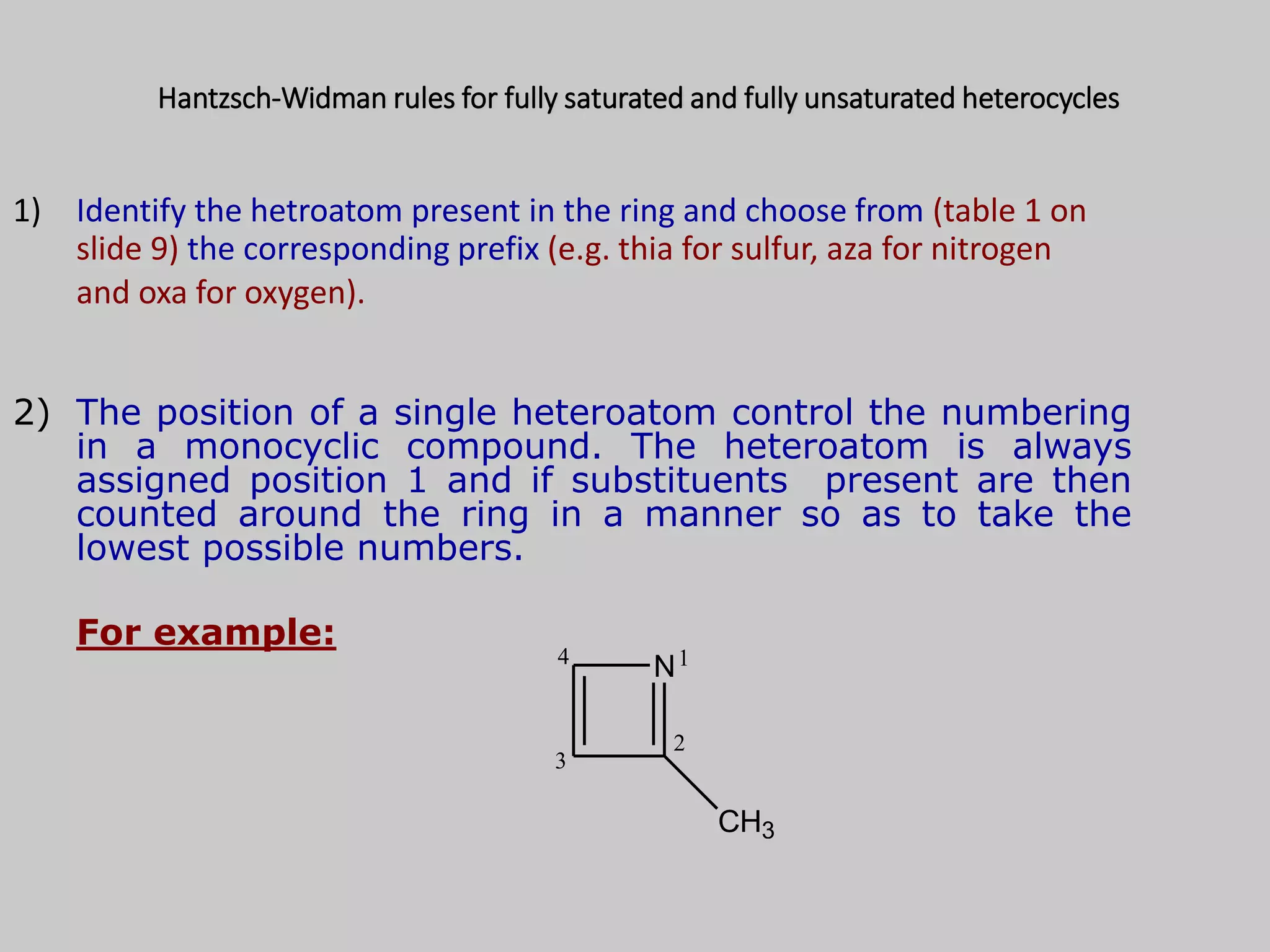 Nomenclature of heterocyclic compound | PPT