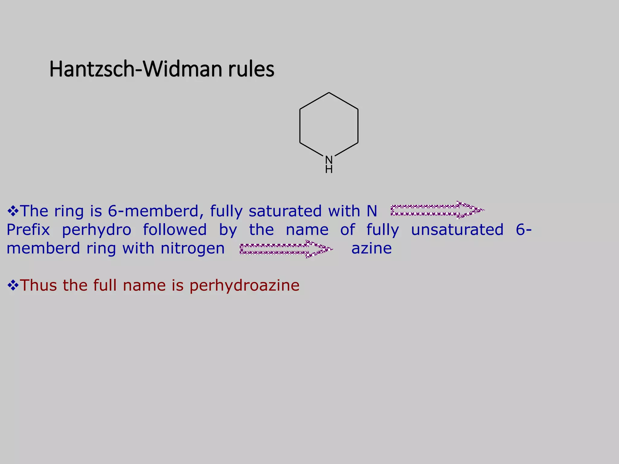 Nomenclature Of Heterocyclic Compound Ppt
