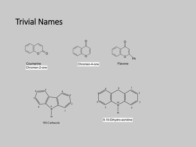 Nomenclature Of Heterocyclic Compound Ppt