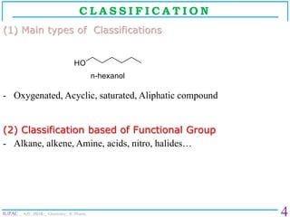 IUPAC Nomenclature_Pharmaceutical Organic Chemistry | PPTX | Chemistry ...