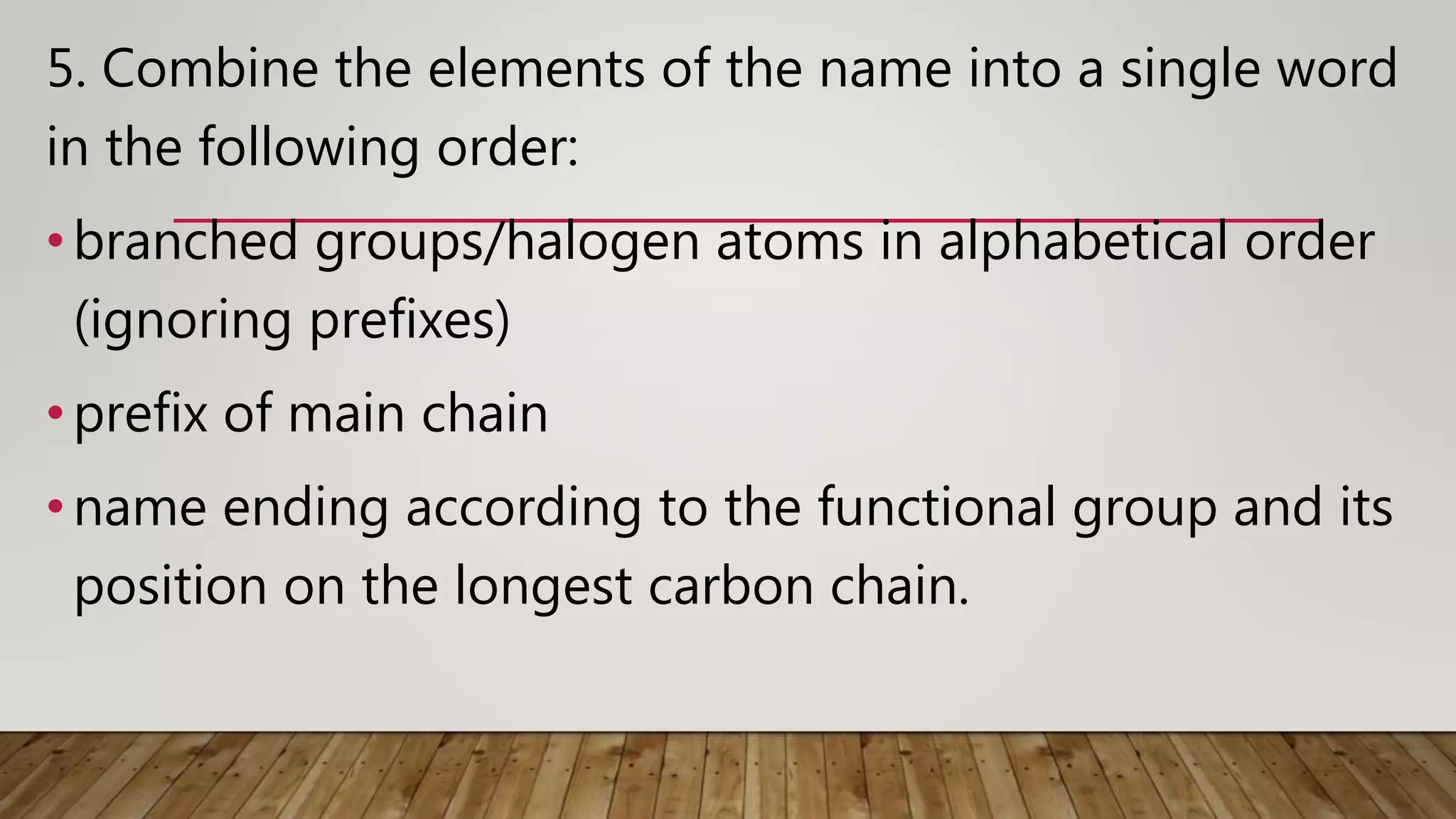 IUPAC naming rules | PPTX