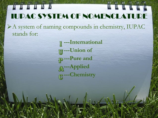 Iupac nomenclature | PPT