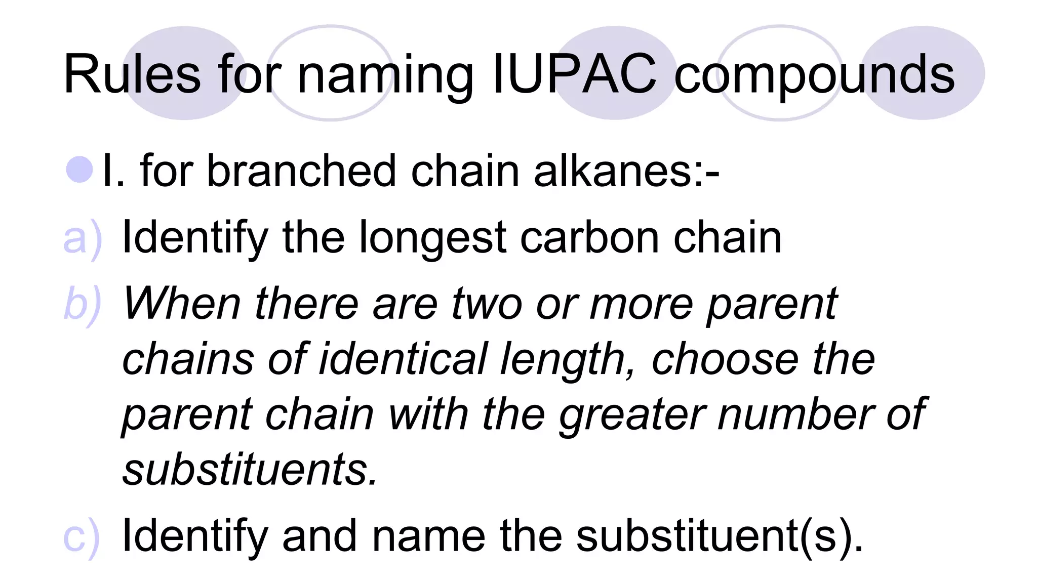 Iupac nomenclature class 11 CBSE-organic chemistry some basic ...