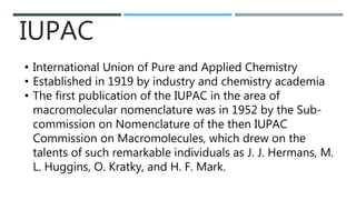 Iupac nomenclature classification of organic compounds | PPT