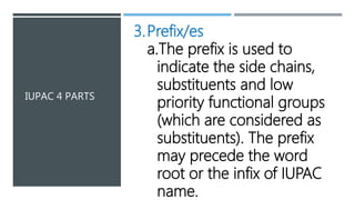 Iupac nomenclature classification of organic compounds | PPT
