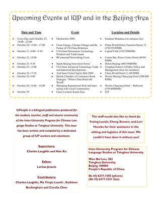 Iup October Newsletter | PDF | Bath and Shower | Personal Care