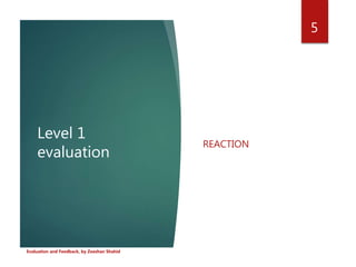 Evaluations and feedback | PPTX