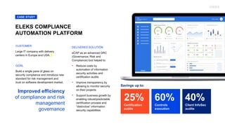 Building cybersecurity transparency with clients using compliance automation tools | PPT