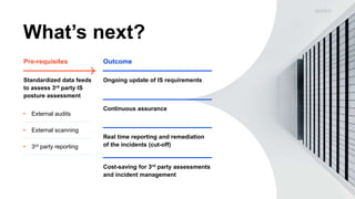 Building cybersecurity transparency with clients using compliance automation tools | PPT